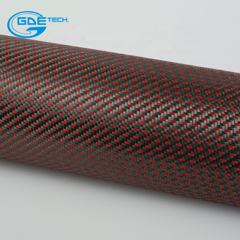 Buy Customized Gde Red Kevlar Hybrid Carbon Fiber Kevlar Fiber 200gsm ...