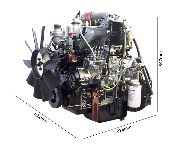 Buy Diesel Water Cooled Air Cooled Turbo Diesel Engine Customized ...