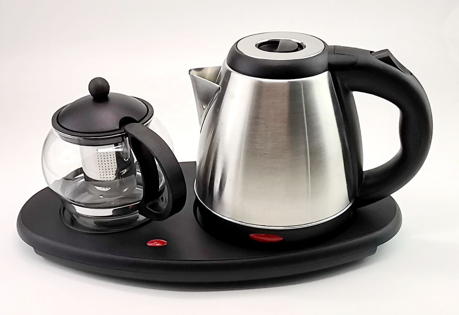 Buy Electrical Tea Set With 1.2l Stainless Kettle Tea Tray With Keep ...