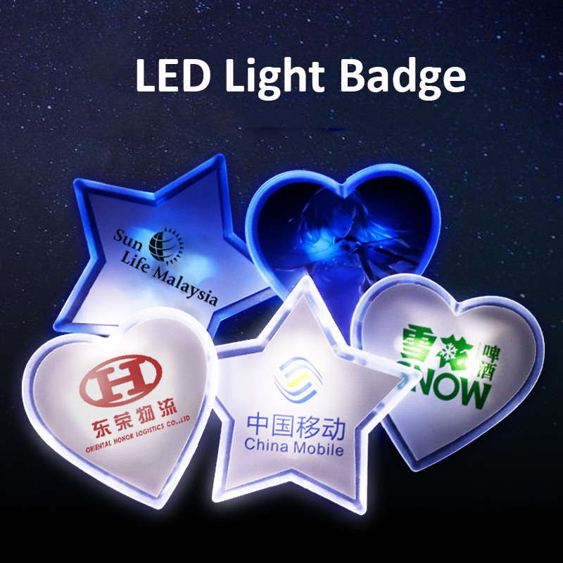 Buy Factory Customized Design Badge Company Logo Led Badge For ...
