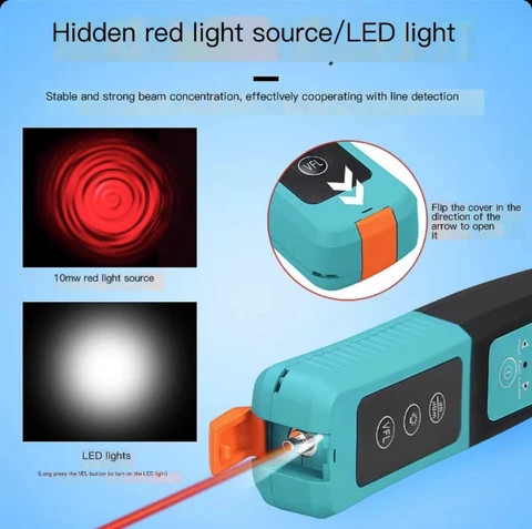 Buy Fiber Optic Signal Recognition Instrument Red Light 10km Sm Mm 4-in ...