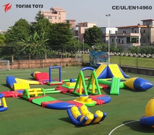 Buy Giant Inflatable Floating Obstacle Course Aqua Water Park Play ...