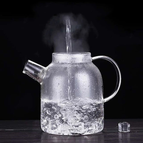 Buy Handmade Clear Flower Tea Brewer Iced Tea Maker Cold Water Tea Pot ...