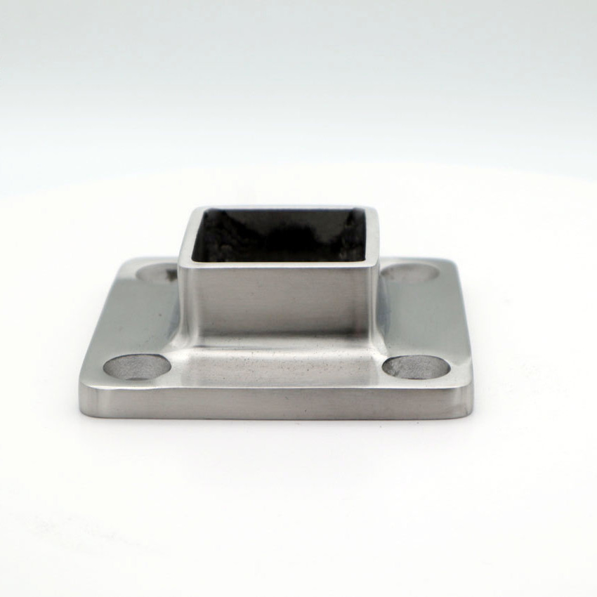 Buy Handrail Base Plate Square Base Plate Stainless Handrail Post Base ...