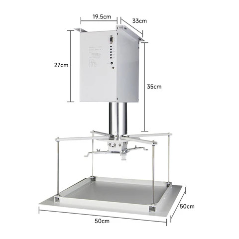 Buy In&vi Remote Control Telescoping Projector Lift Motorized Projector ...