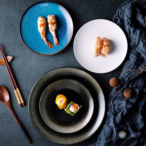 Buy Japanese Style Vintage Ceramic Plate Restaurant Plate Homes And ...