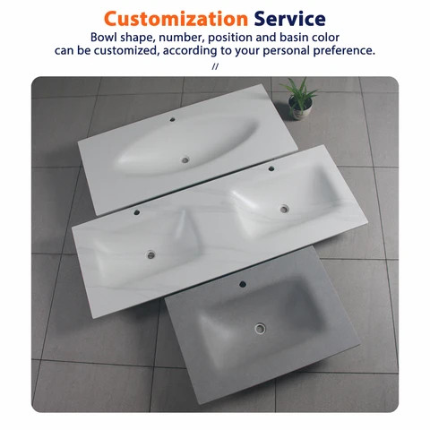 Buy Jazz White Hot Bending Seamless Double Bowl Sintered Stone Rock ...