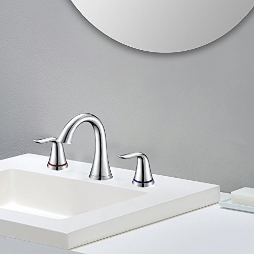 Buy Jomoo Double Handles 8 Inch Widespread Bathroom Sink Faucet ...