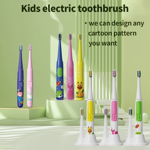 Buy Kids Sonic Electric Toothbrush Children Ultrasonic Electric ...