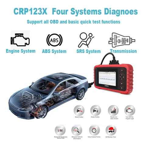 Buy Launch X431 Crp129e For Obd2 Eng Abs Srs At Diagnosis Tool And Oil ...