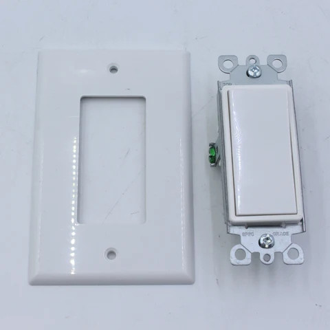Buy Lms 2-way Gfci Decorator Wall Light Switch 15a 120/277v Single-pole ...