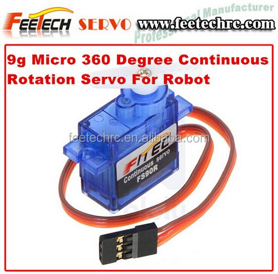 Buy Micro Servo Motor 360 Degree Rotation Servo Feetech Fs90r from ...