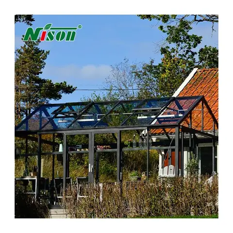 Buy Movable Solarium Garden Room Wall Foldable Standalone Glass House ...