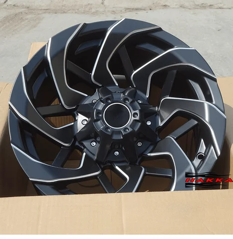 Buy Multi Column Internal Concavity Black Car Wheel Hub 15 16 17 Inch 6 ...