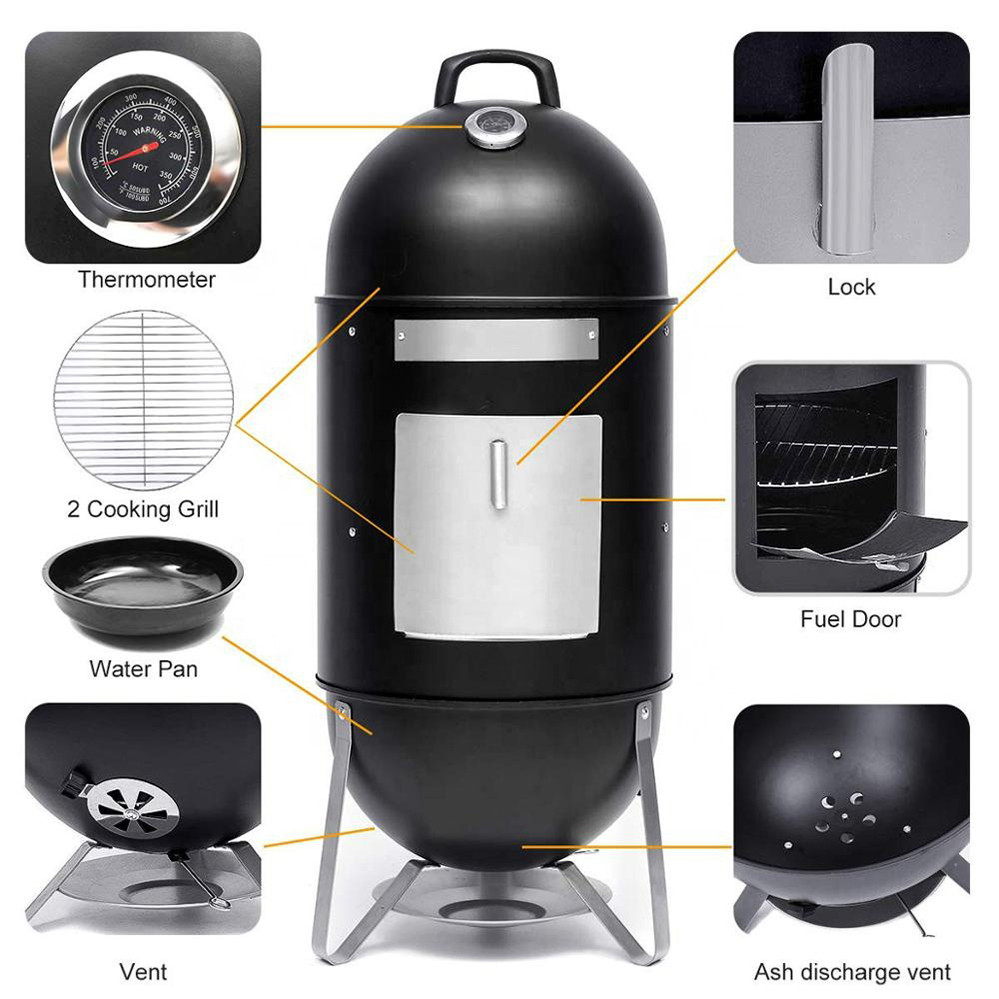 Buy Multi-functional Heavy Duty Charcoal Smoker Bbq Grill Outdoor Party ...