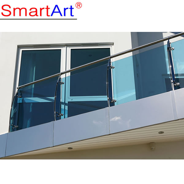 Buy New Design Glass Balustrade Balcony Railing With Stainless Steel ...