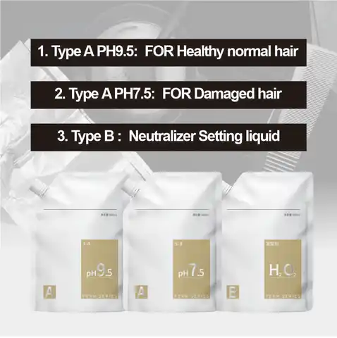 Buy New Upgrade Mild Formula Lotion Fragrance Repairing Perm Wave Hair ...