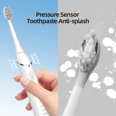Buy Pressure Sensor Sonic Electric Toothbrush Tooth Brush Electrical ...