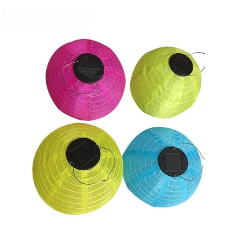 Buy Rechargeable Solar Powered Lantern Waterproof Chinese Round Led ...