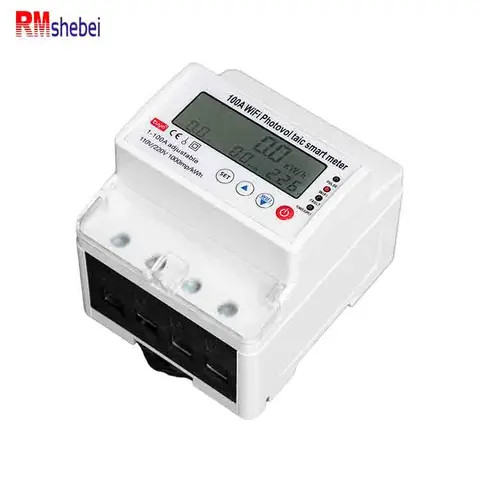 Buy Rmshebei 100a Smart Tuya Wifi Mcb Multifunction Lcd 4p Circuit ...