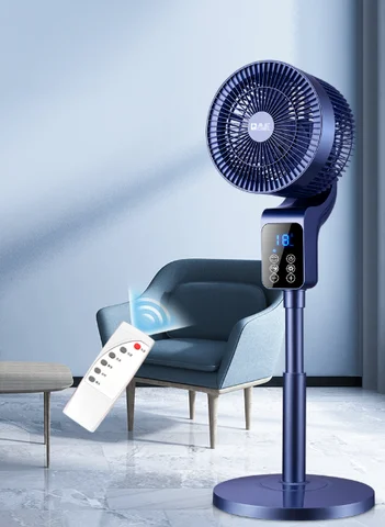 Buy Smart Electric Standing Fan Floor Oscillating Pedestal Stand Fan ...