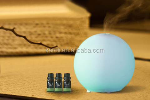 Buy Sphere Glass Ultrasonic Aroma Essential Oil Diffuser With Mood ...