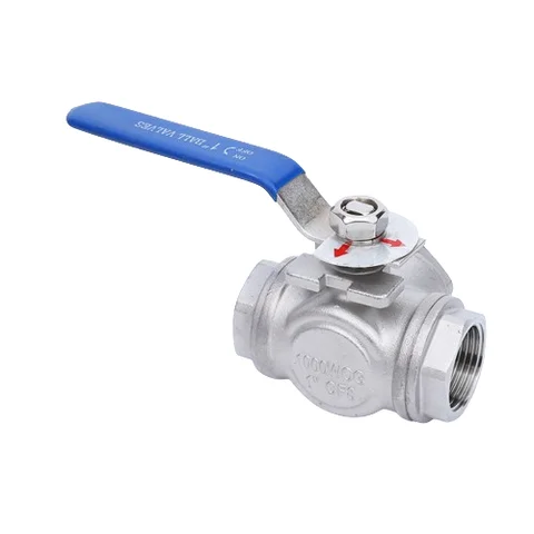 Buy Stainless Steel Threaded Three-way Ball Valve 304 Stainless Steel T ...