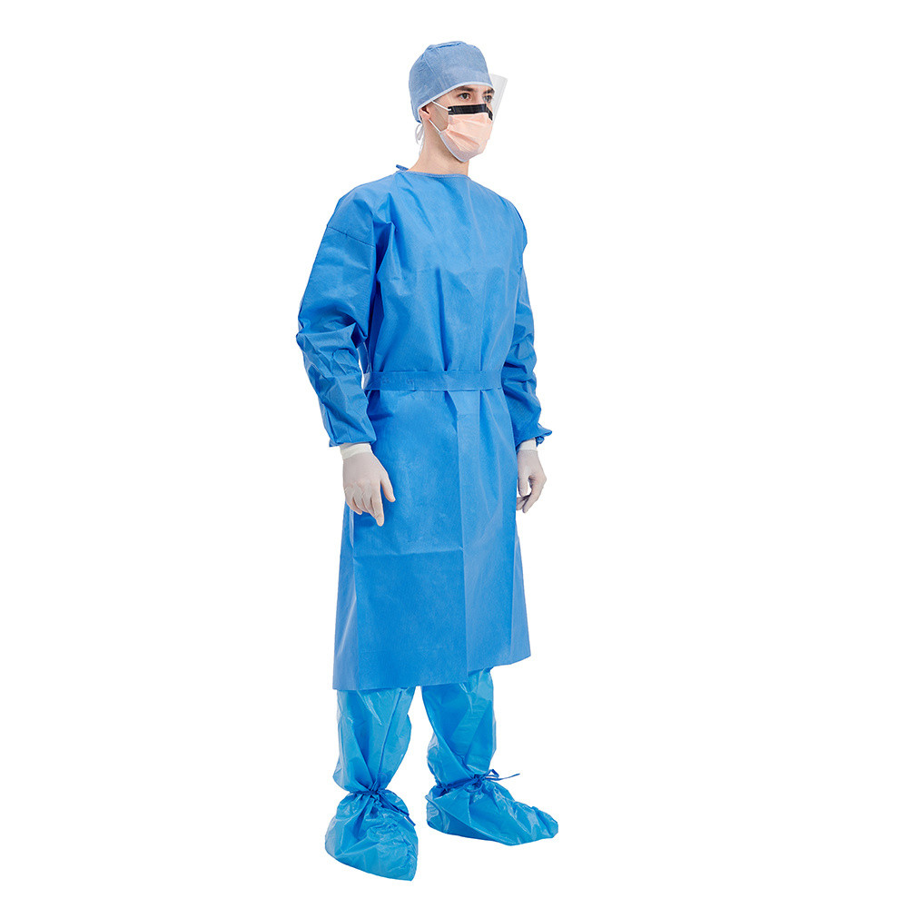 Buy Sterile Sms Fabric Level3 Reinforced Disposable Surgical Gown ...