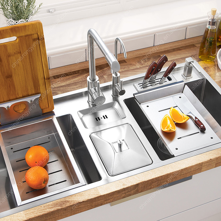 Buy Sus 304 Hight Quality Hand-made Stainless Steel Kitchen Sink 1932r ...