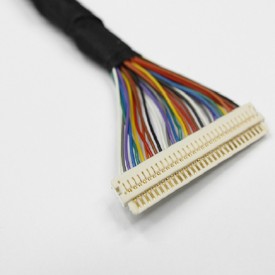 Buy Taiwan Custom-made 20pin/30pin/40pin/50pin Lvds Wiring & Cable ...