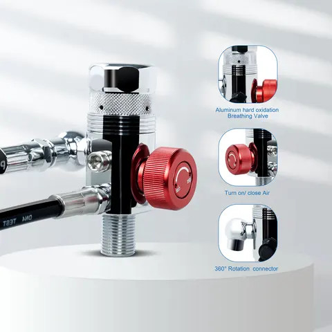 Buy Thaistone 5piece Diving Valve Head Set Suitable For 1l Scuba Diving ...