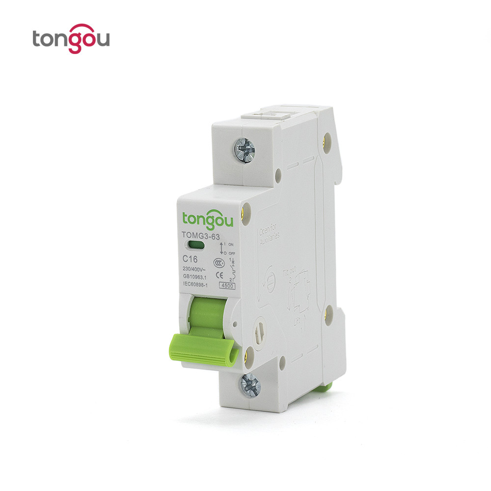Buy Tongou Mini Circuit Breaker 1p 220v 230v Single Phase Tomg3-63 16a ...