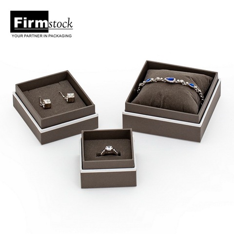 Buy White And Gray Custom Print Carton Suede Pendant Gift Jewelry ...