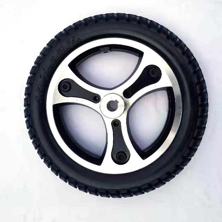 Buy Wholesale Electric Scooter Wheel 12 Inch Solid Tire With 8 Inch ...