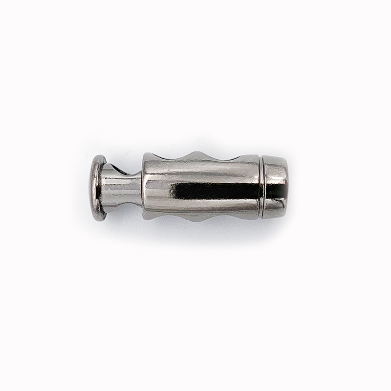 Buy Wholesale Plating Gun Color Metal Double Rope Lock End Stopper ...