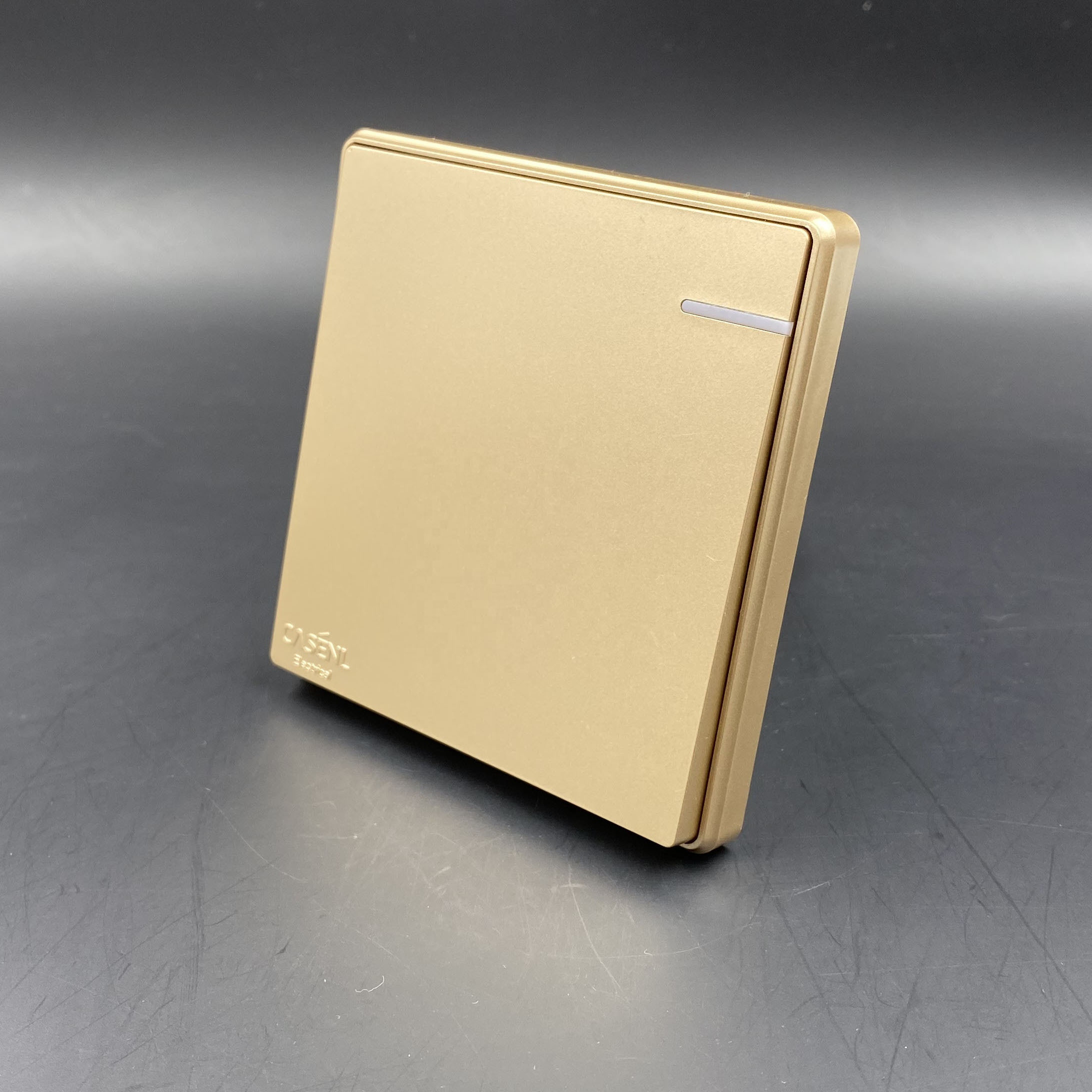 Buy Wide Rocker Light Switch 10amp Single Gang-1 Or 2 Way Gold Grey ...