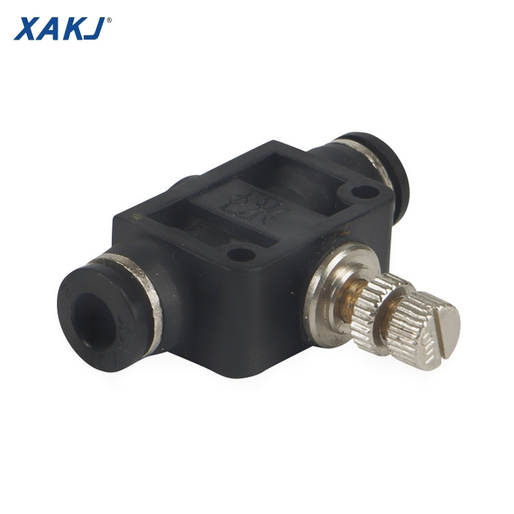 Buy Xakj Pa Sa Adjustable Air Flow Speed Control Valve Pressure Regulator Throttle Valve Push-in ...