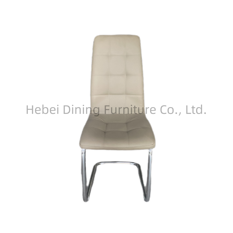 Buy High Back Chair Square Stitch Pattern Pu Leather Seat High Strength ...