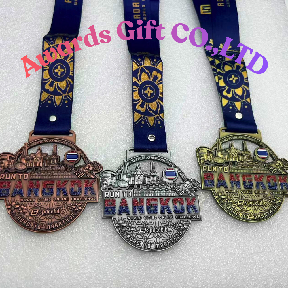 Buy 3d Gold New Year Run Medals from Dong Guan Awards Gift co.,ltd ...