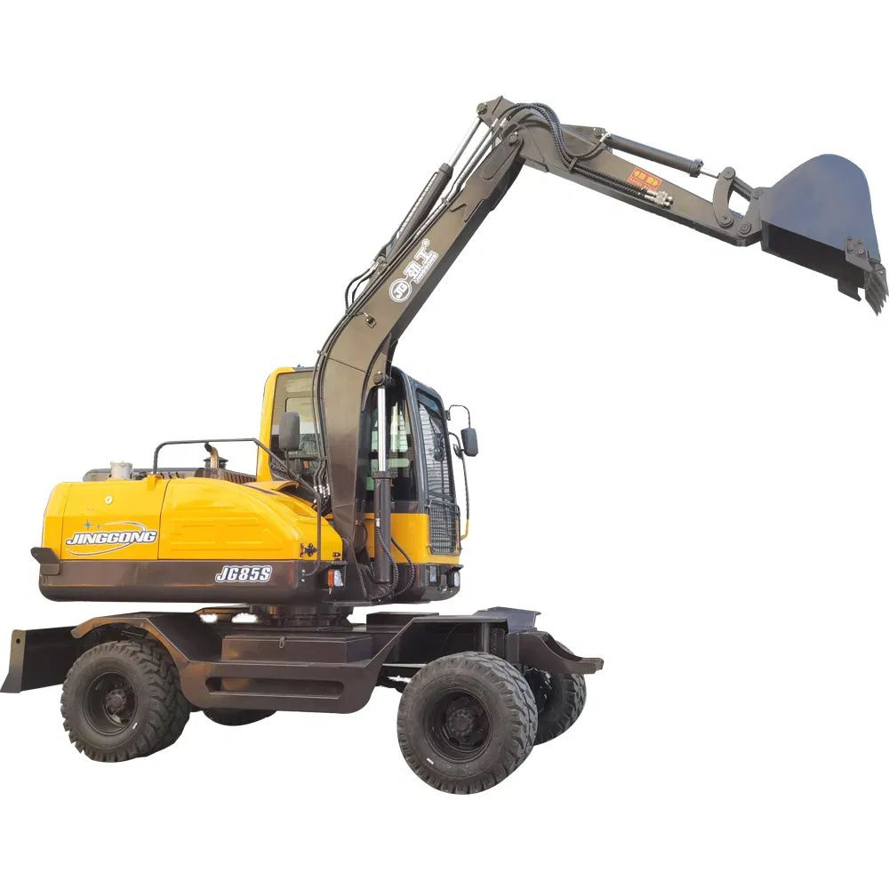Buy Jg85s Mobile Road Work Equipment Digger Mini Soil Digging Machine ...