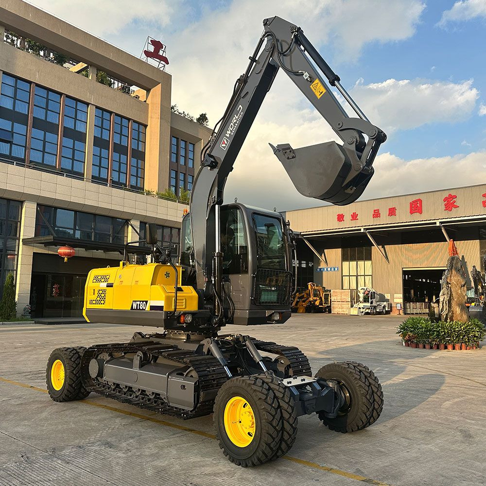 Buy Dual-mode 8-ton Excavator | Instantly Switch Between Wheels And ...