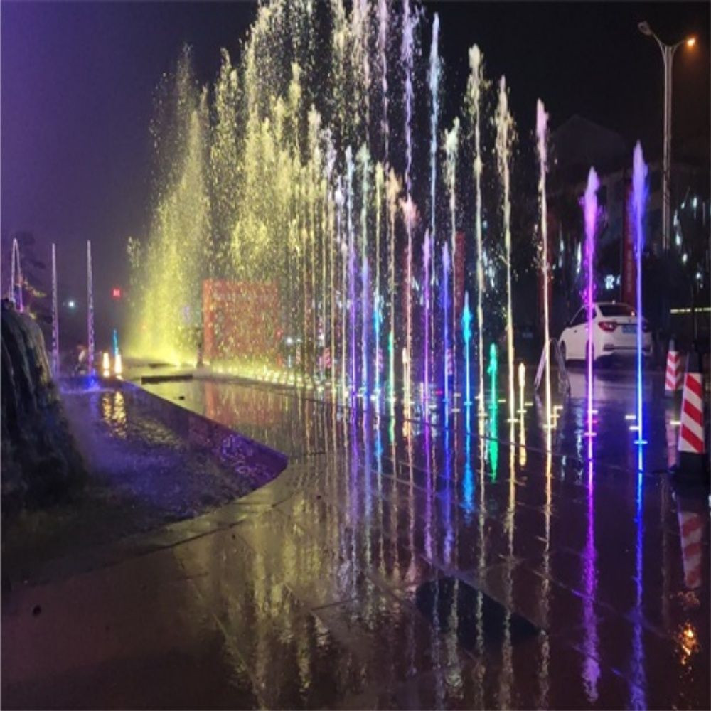 Buy Interactive Dry Fountain Floor Water Fountain Dry Deck Fountain ...