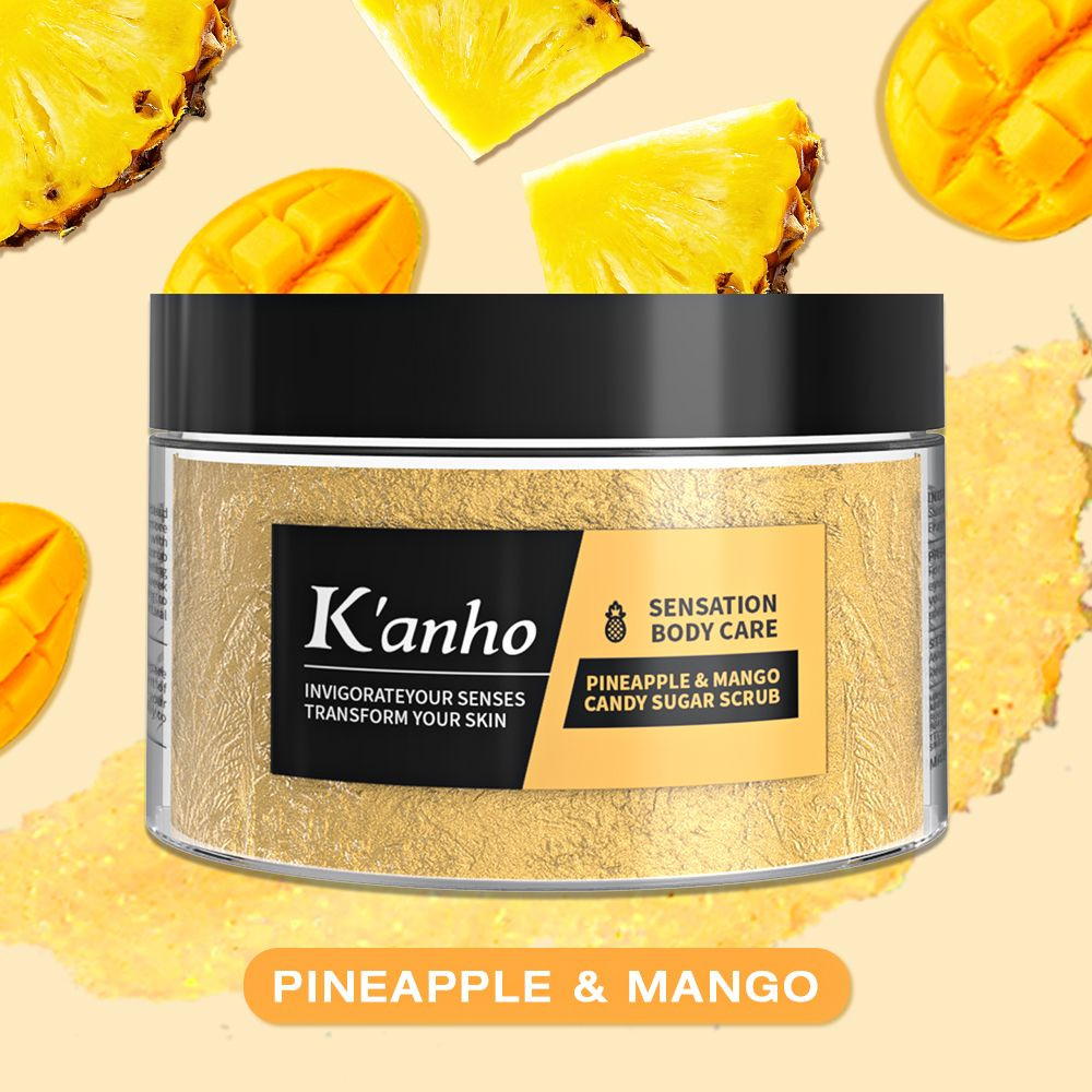 Buy 350g Kanho Pineapple & Mango Sugar Scrub&body Scrub Cream from Kanho Essential Oil, China ...