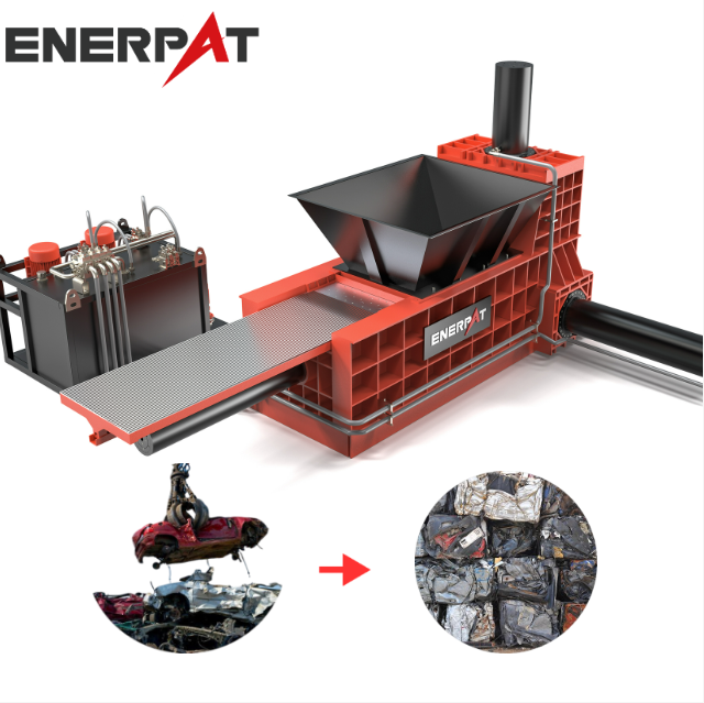 Buy Enerpat Hydraulic Triple Compression Scrap Metal Baler from Enerpat ...