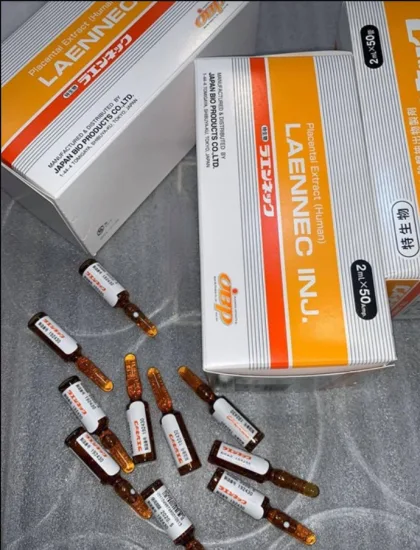 Buy Japan Bio Products Laennec Human Placenta Injection 50 Ampoules X ...