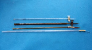 Buy 10ml 25ml 50ml Glass Amber Volumetric Buret Burette With Ptfe ...