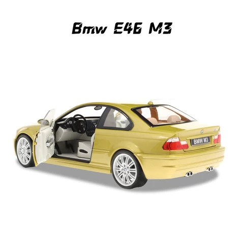 Buy 1/18 Scale Diecast Bmw M3 E46 Model Car 2 Opening Doors Alloy Metal ...