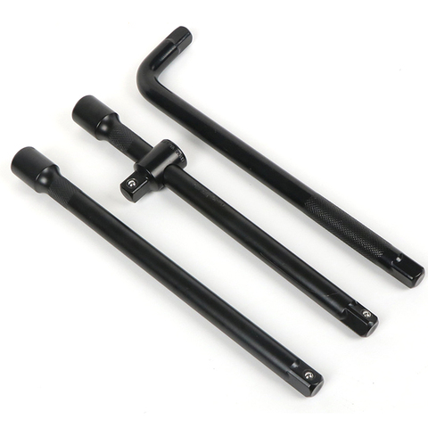 Buy 1/2" 3/4" 1" Black Phosphate Pneumatic Impact Rod Ratchet Torque ...