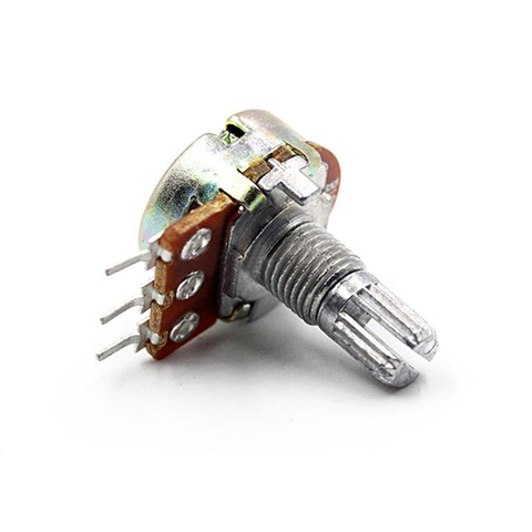 Buy 15mm Rotary Potentiometer Wh148 3 Pin Potentiometer B1k 2k 5k 10k ...