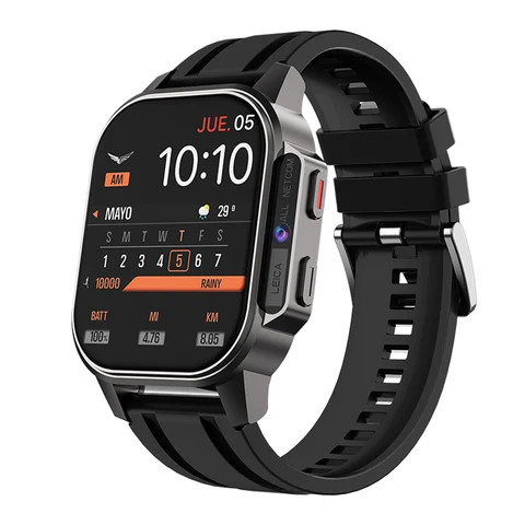 Buy 2024 B22 Mens Smart Watch 4g 2.04inch Amoled Camera Wifi Heart Rate ...